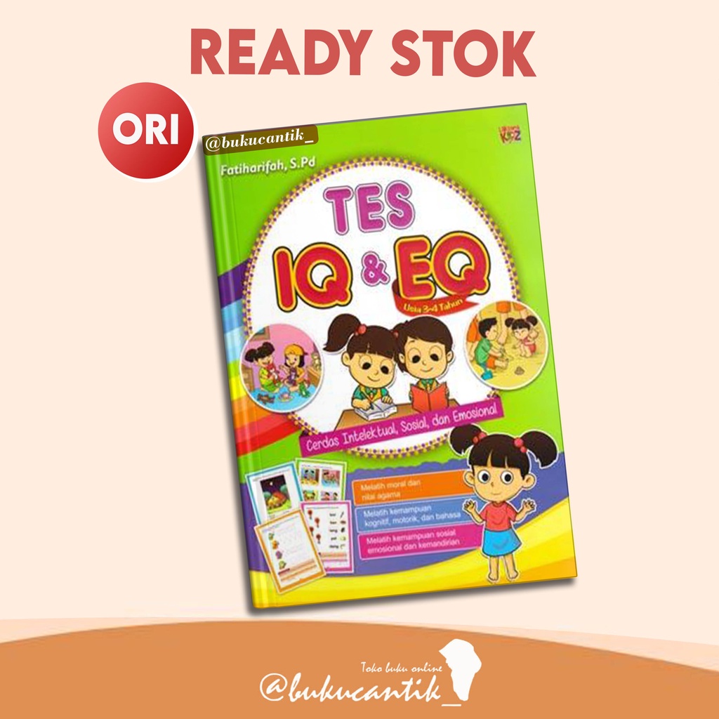 Jual Buku Tes IQ & EQ Untuk Usia 3-4 Tahun - Laksana | Shopee Indonesia Jual Buku Tes IQ & EQ Untuk Usia 3-4 Tahun - Laksana | Shopee Indonesia