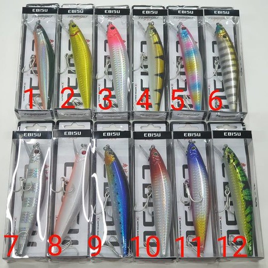 Jual Lure TOMIGO EBISU MINNOW 12,5cm / 40gram | Shopee Indonesia