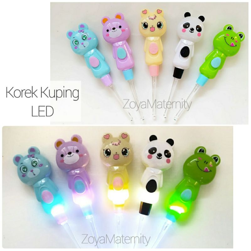 Jual Korek Kuping Senter LED Flash Light Earpick + BOX | Shopee Indonesia