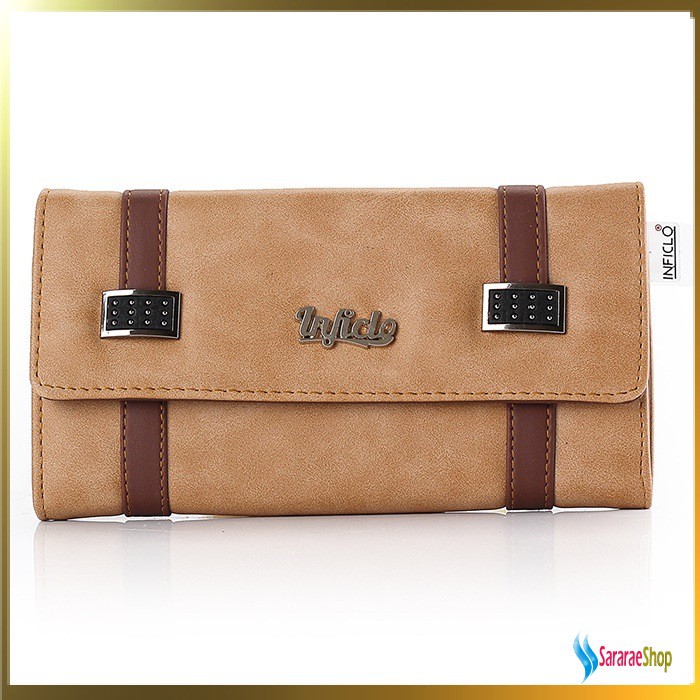 Jual Dompet Cewek Remaja Bahan Canvas Kombinasi Krem Coklat Desain ...