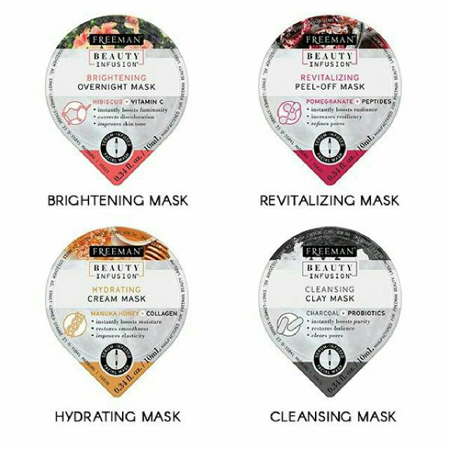 Jual FREEMAN BEAUTY INFUSION MASK POD ISI 10ML | Shopee Indonesia
