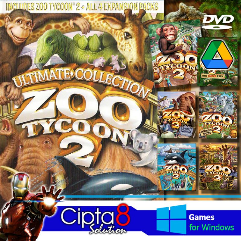Jual GAME PC ZOO TYCOON 2 ULTIMATE COLLECTION - PC GAME OFFLINE ...