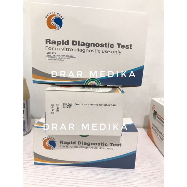 Jual alat tes strip narkoba 6 parameter / drug tes multi 6 isi 25 tes ... Jual alat tes strip narkoba 6 parameter / drug tes multi 6 isi 25 tes ...