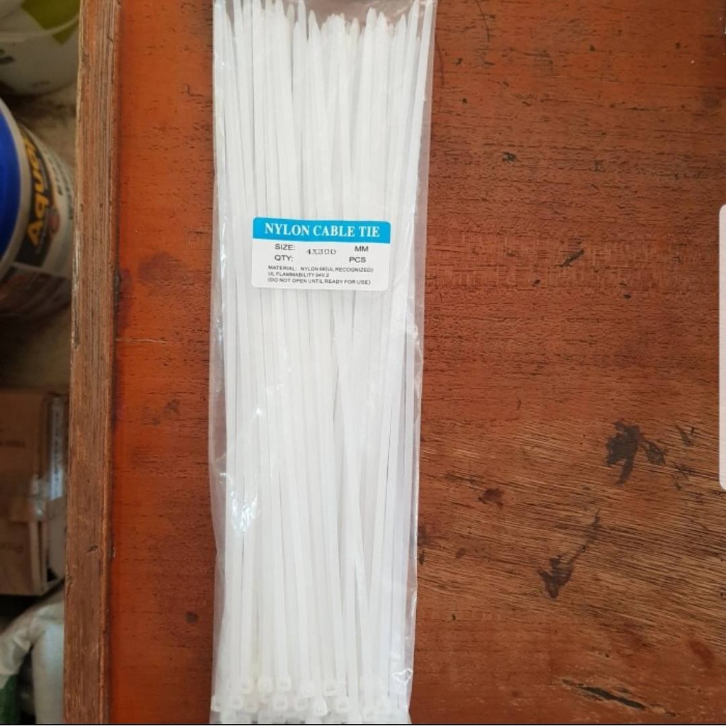 Jual Kabel Tis 30cm/ Cable Ties 300mm/ Pengikat kabel/ Fiber/ Tali Tis ...