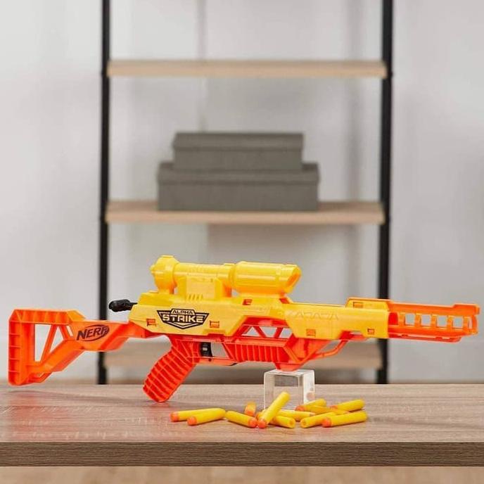 Jual Nerf Alpha Strike Sniper Alphastrike Pistol Senapan Gun HASBRO ...