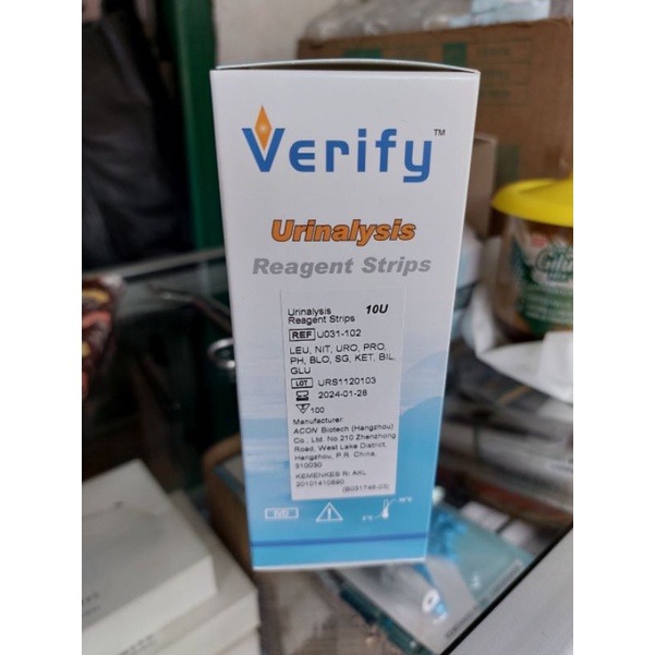 Jual verify urinalysis strip protein urine 10 parameter | Shopee Indonesia