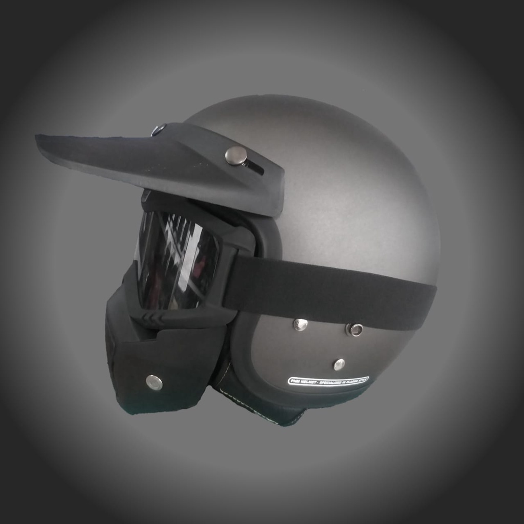 Jual Helm Goggle Mask Topeng Pet Panjang Motocross Helem Full Face ...