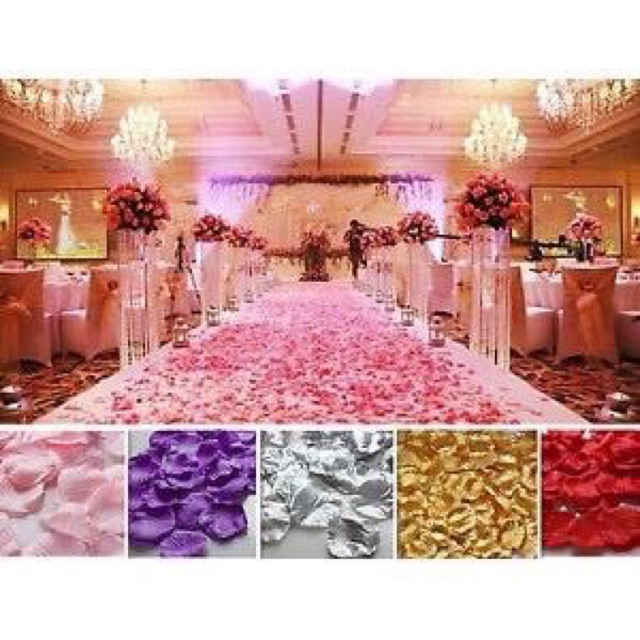 Jual Rose petal, bunga tabur, kelopak mawar, bunga plastik, bunga ...