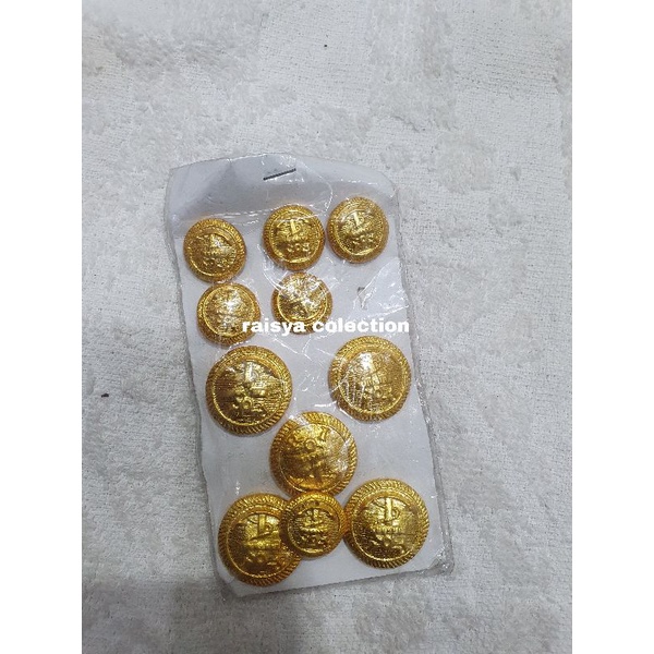 Jual kancing jas pdu tni al /kancing baju jas pdu tni al | Shopee Indonesia