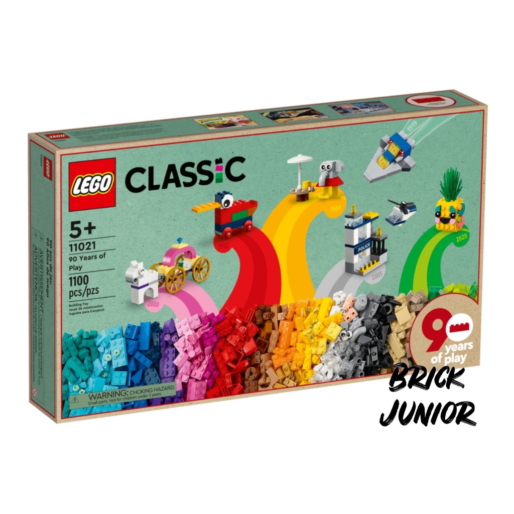 Jual [Brick Junior] LEGO 11021 CLASSIC 90 Years of Play | Shopee Indonesia