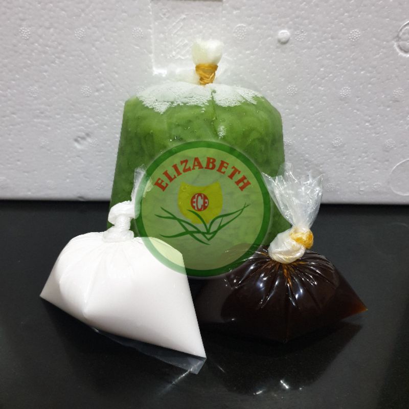 Jual Es Cendol Elizabeth Original Kemasan 1/2 Kg Pisah Gula Santan ...