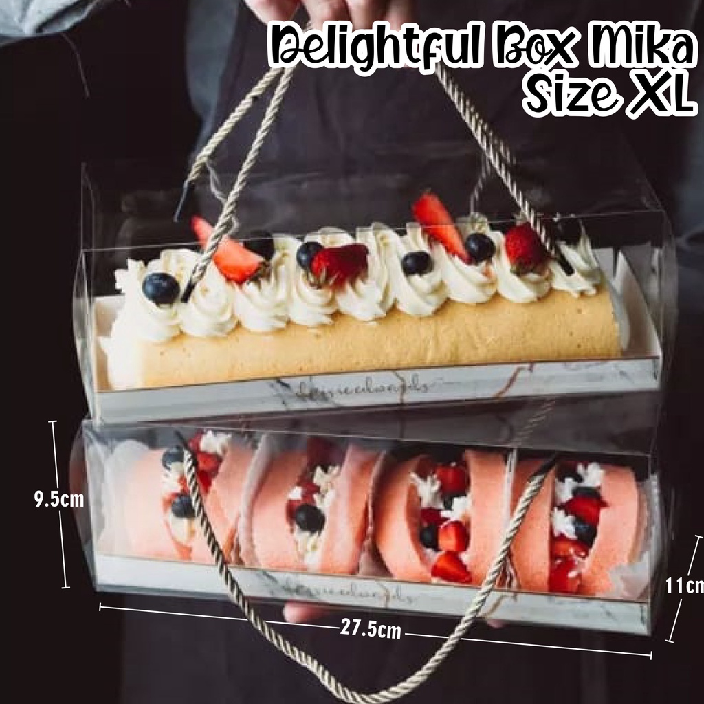 Jual Box Kue Mika Kotak Kue Mika Delightful Box Mika (1 Bal 24 Set ...