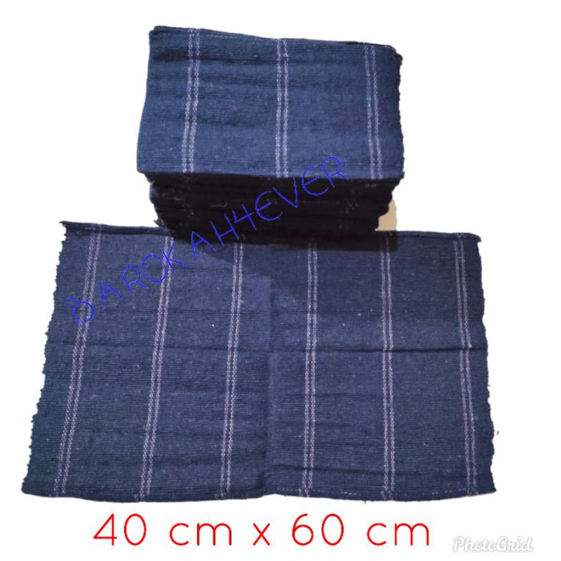 Jual Kain Lap Pel Biru Tebal Lebar (40x60) | Shopee Indonesia