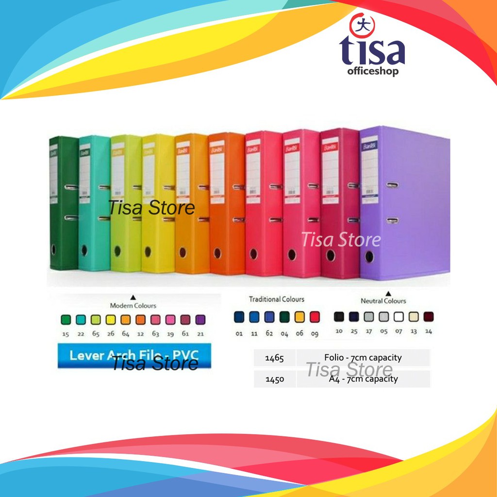 Jual Ordner Bantex 1450 A4 Level Arch File | Shopee Indonesia