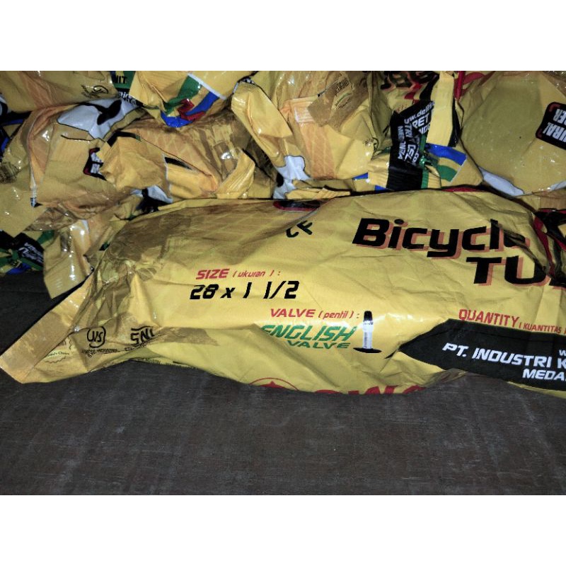 Jual Ban dalam sepeda unto/becak, ukuran 28". Dop pentil/English Valve ...