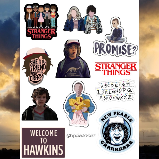 Jual Stranger Things Stickers | Shopee Indonesia