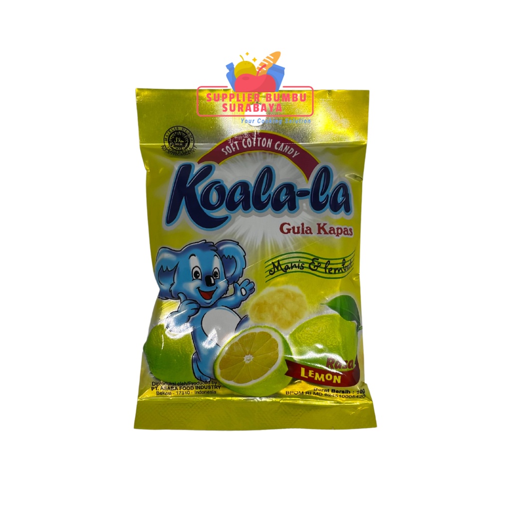 Jual Koala La Koalala Soft Cotton Candy Permen Gula Kapas Melon Apple ...