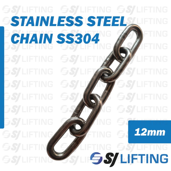 Jual Rantai SS304 Stainless Steel 12mm | Shopee Indonesia