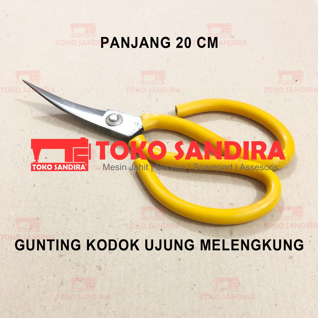 Jual GUNTING UJUNG MELENGKUNG/GUNTING KODOK UJUNG BENGKOK PANJANG 20 CM ...