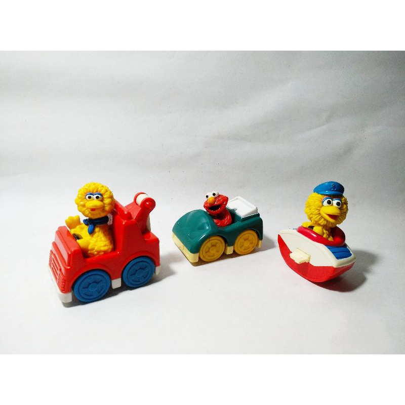 Jual Sesame Street Mobil Captain Kapten Sailor Big Bird Elmo Car Mattel ...