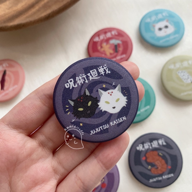 Jual Jujutsu Kaisen JJK Glitter Pin Button Badge | anniestuffs (BACA ...