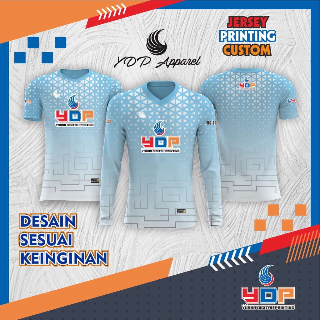 Jual Jersey Custom Printing Sublim Desain Sesuai Keinginan SATUAN ...