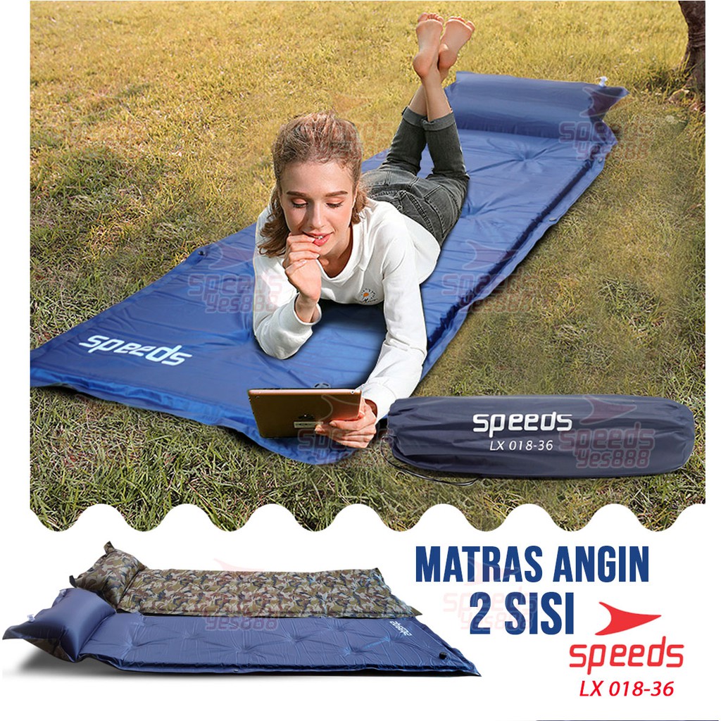 Jual SPEEDS Matras Angin Kasur Tiup Sleeping Pad Tenda Camping Outdoor ...