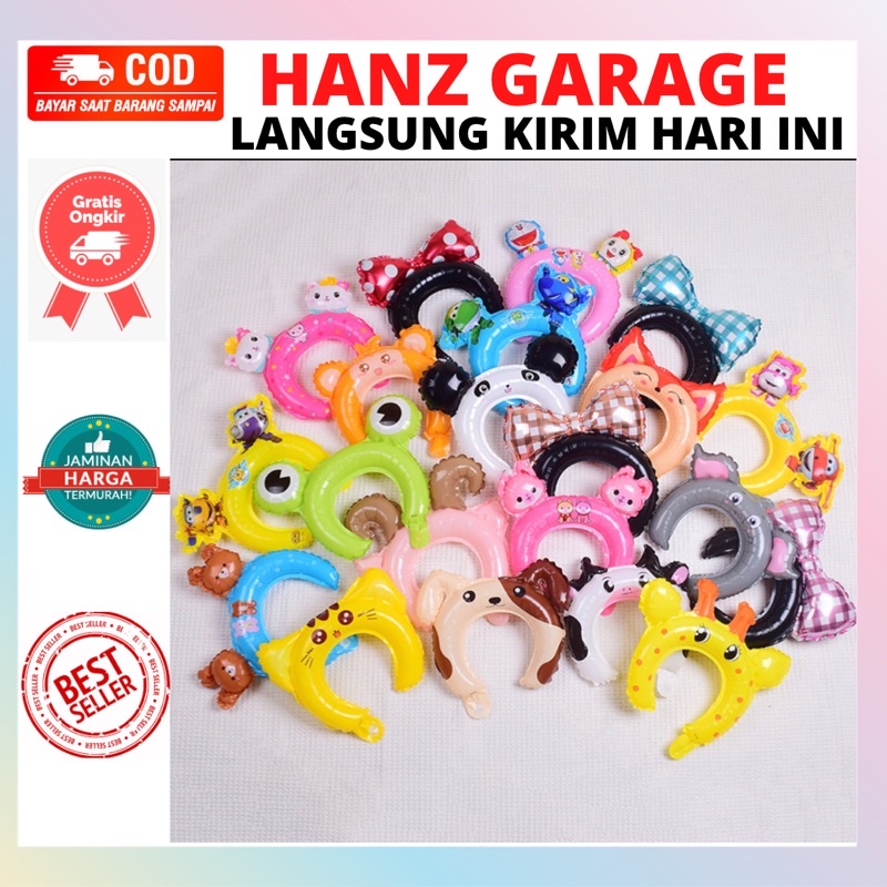 Jual Bando Balon Animal / Bando Imut / Hiasan kepala / Balon Pesta ...