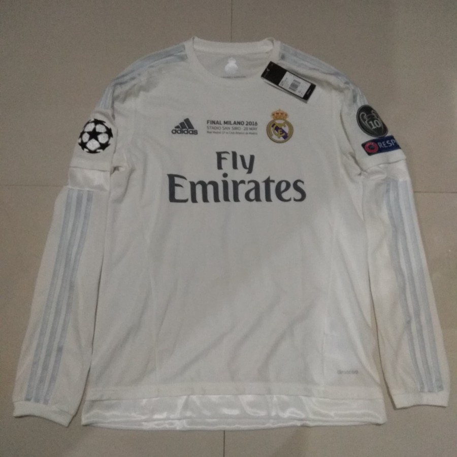 Jual Jersey Real Madrid Original 2015-2016 Final Champions League ...