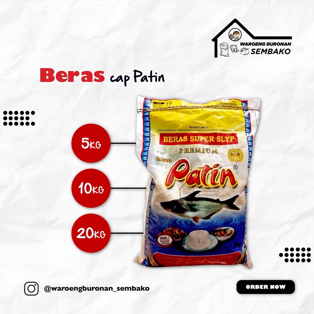 Jual BERAS SELANCAR/PATIN/TOPI KOKI/RAJA PLATINUM/RAJA ULTIMA 5 KG ...
