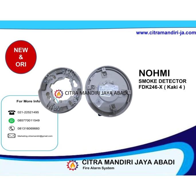 Jual Smoke Detector Nohmi Made In Japan Type Fdk246X | Shopee Indonesia