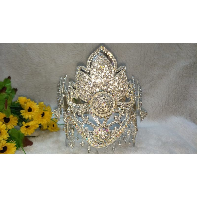 Jual MAHKOTA WEDDING SIGER SUNDA KAMBOJA SET ACCESORIES HIASAN RAMBUT SANGGUL PENGANTIN WANITA ...