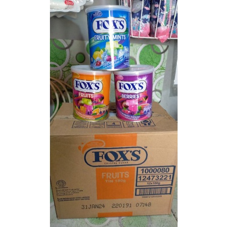 Jual permen fox kaleng | Shopee Indonesia