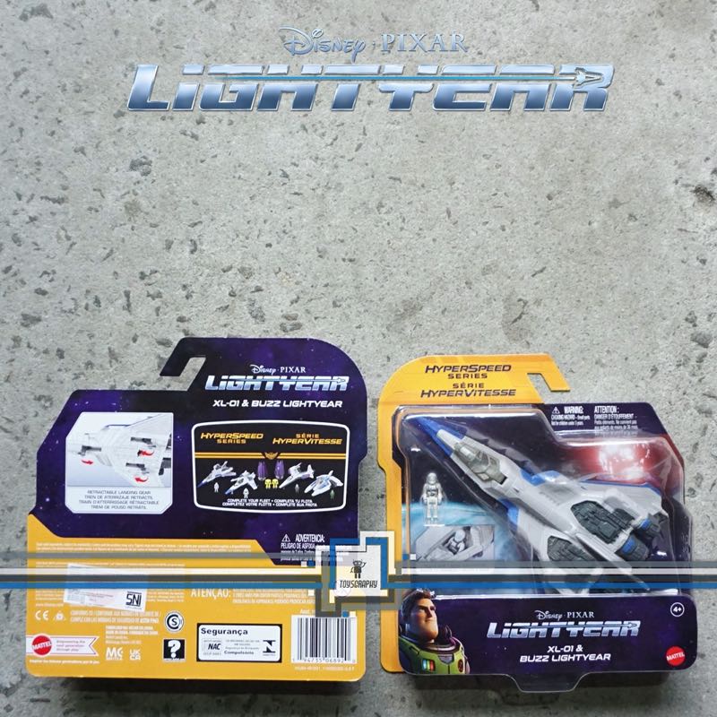 Jual Lightyear Hyperspeed Series XL01 Spaceship & Buzz XL 01 Disney ...