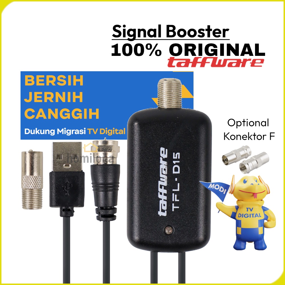 Jual Penguat Sinyal Antena TV Digital Signal Booster Amplifier Boster ...