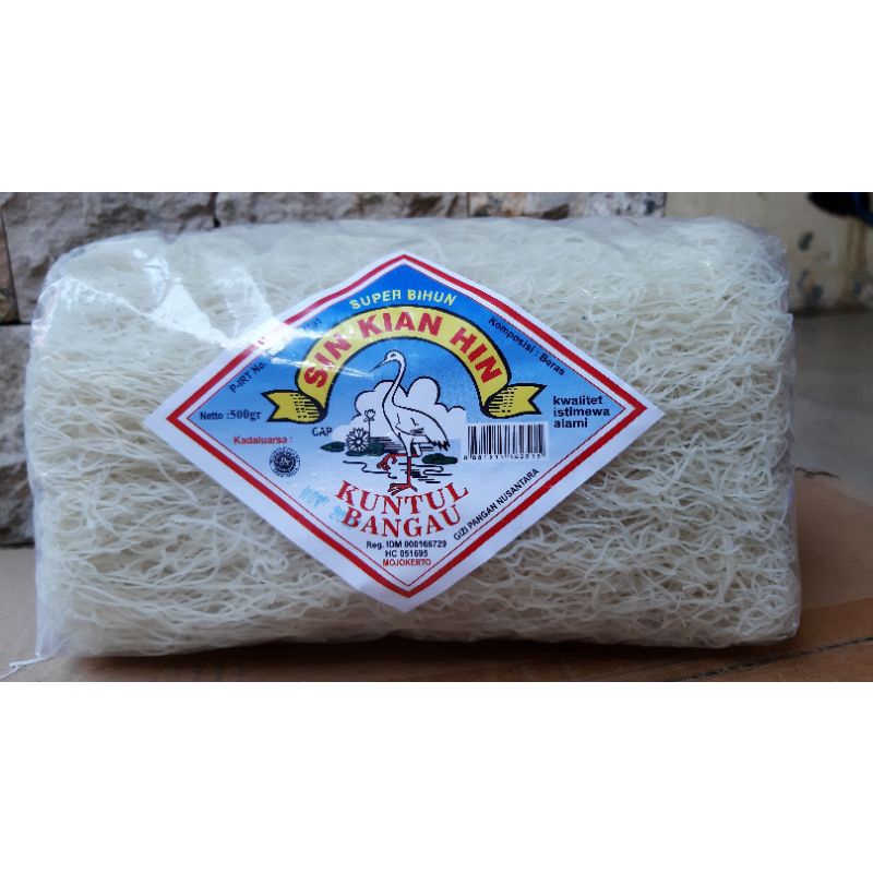 Jual Bihun Cap Kuntul/ Bihun Beras Cap Kuntul 250 gram | Shopee Indonesia