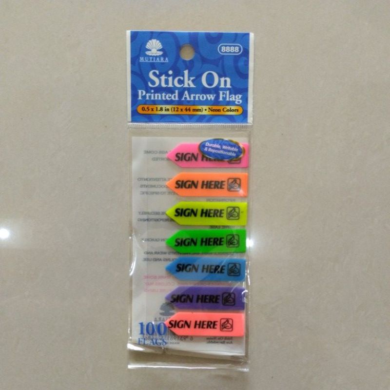 Jual Stick Note/Sticky note/Pembatas buku/Pembatas memo/Penanda buku ...