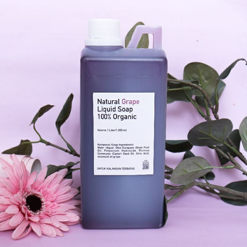 Jual Sabun Anggur Literan / Grape AHA Facial Wash 1 Liter / Sabun Wajah ...