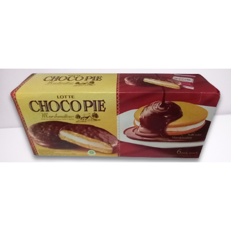 Jual Lotte Choco Pie 6 pack | Shopee Indonesia