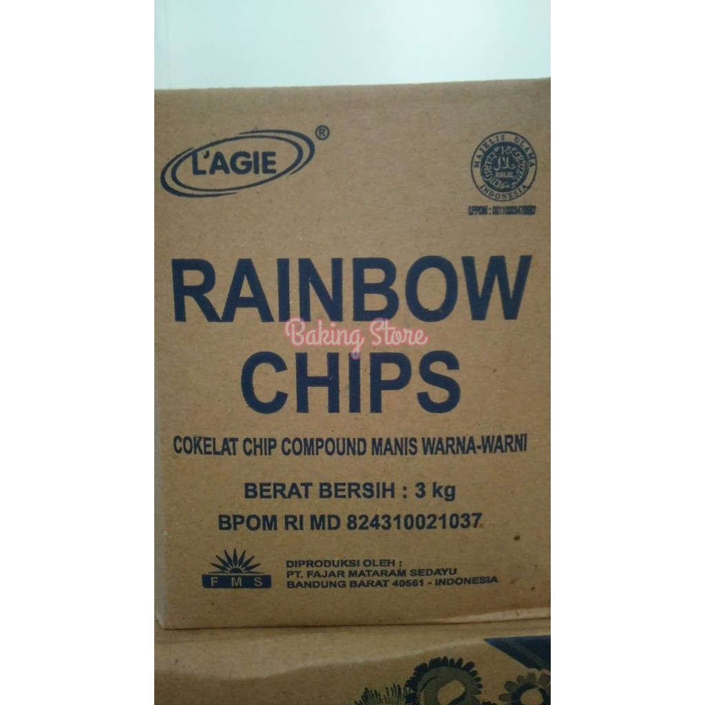 Jual Chip Chip Warna - Rainbow Chip Lagie 3kg - Gosend Only!!! | Shopee ...