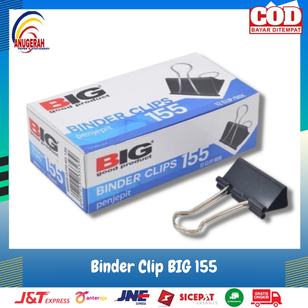 Jual Binder Clip BIG No 155 (PCS) | Shopee Indonesia