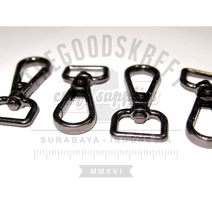 Jual Snap hook leathercraft / kaitan / snaphooks cantolan tas (2pcs ...