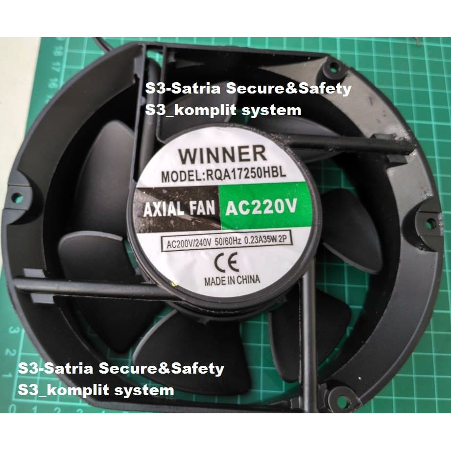 Jual Winner Oval AC Extra Axial FAN Cooling 15cm Kipas 15 cm x 17 cm ...