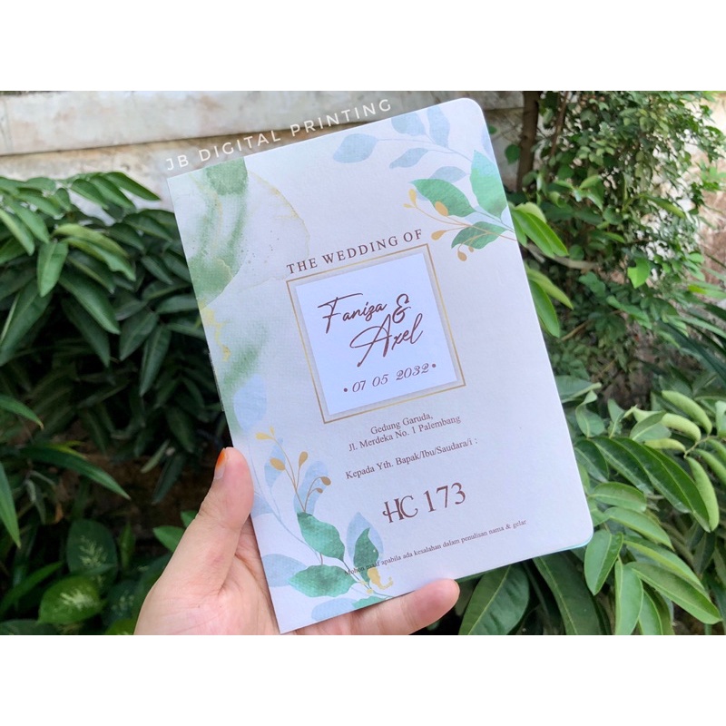 Jual Undangan Putih Elegan Blangko HC | Shopee Indonesia