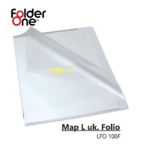 Jual [FOLDER] - MAP L (Clear Sleeve) Folder One Ukuran Folio F4 Mixed ...