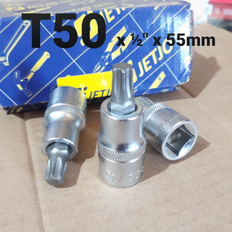 Jual MATA SOKET OBENG KETOK BINTANG T50 sok treker gedor sock cakram ...