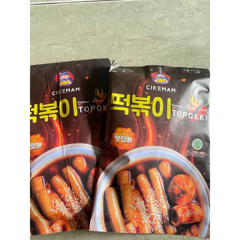 Jual Tapokki ( Tteokbokki ) CIKEMAM Cik Emam Korean Street Food ...