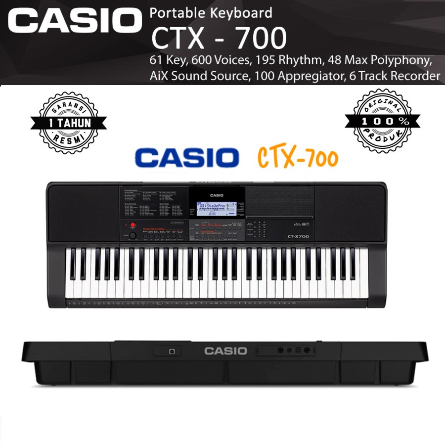Jual Casio CTX 700 / CTX700/ CTX 700 Keyboard Casio CT-X700 / Keyboard ...