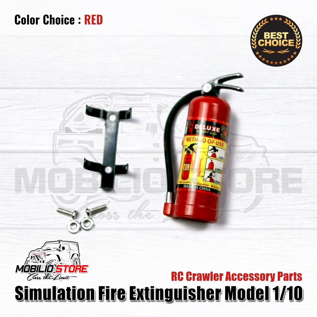 Jual Simulation Fire Extinguisher 1/10 RC Accessories Pemadam Kebakaran Miniatur Mainan | Shopee ...