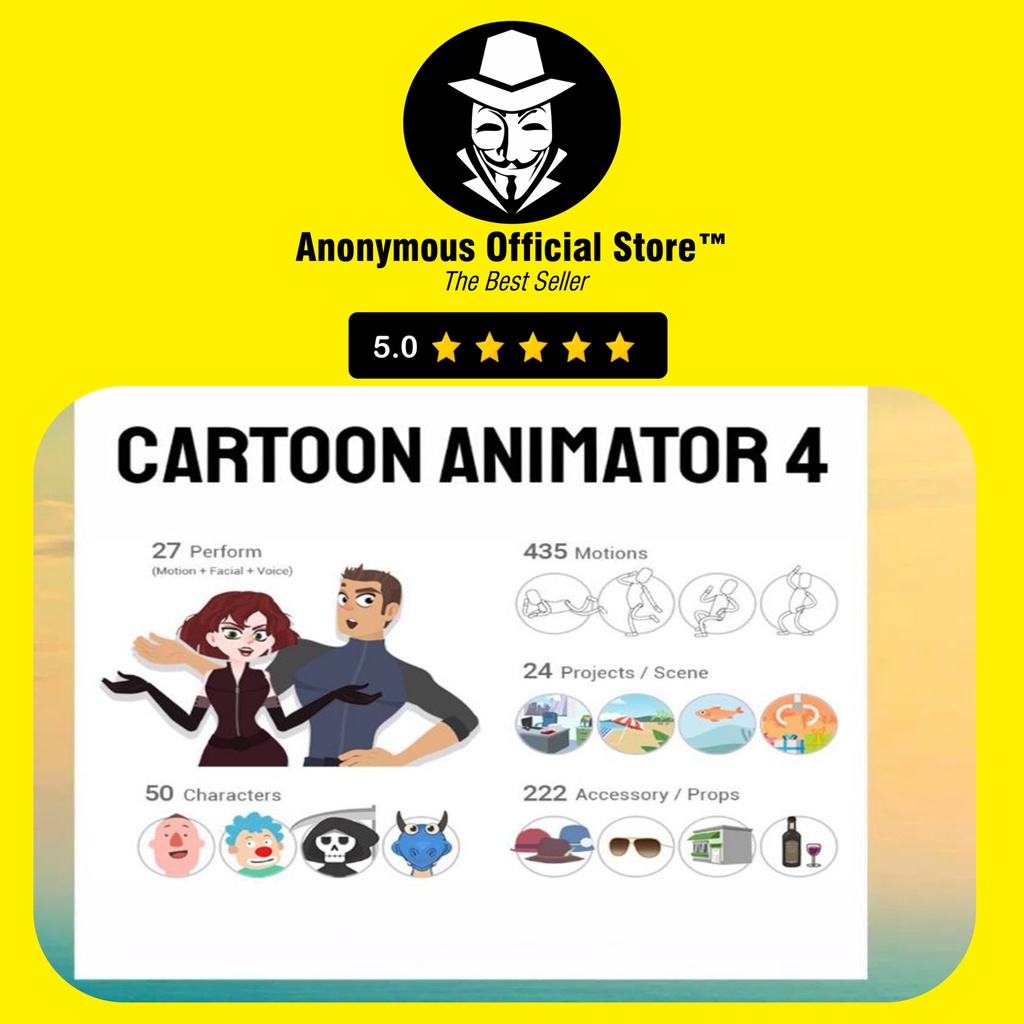 Jual PROGRAM REALLUSION CARTOON ANIMATOR 4 WINDOWS MAC OS PRO FULL ...